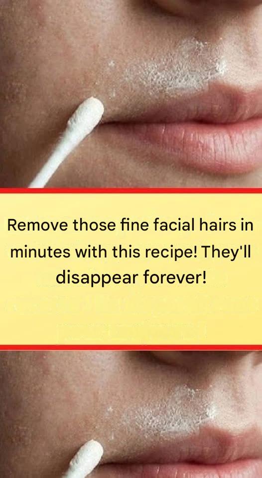 This natural recipe will permanently remove facial hair ...
